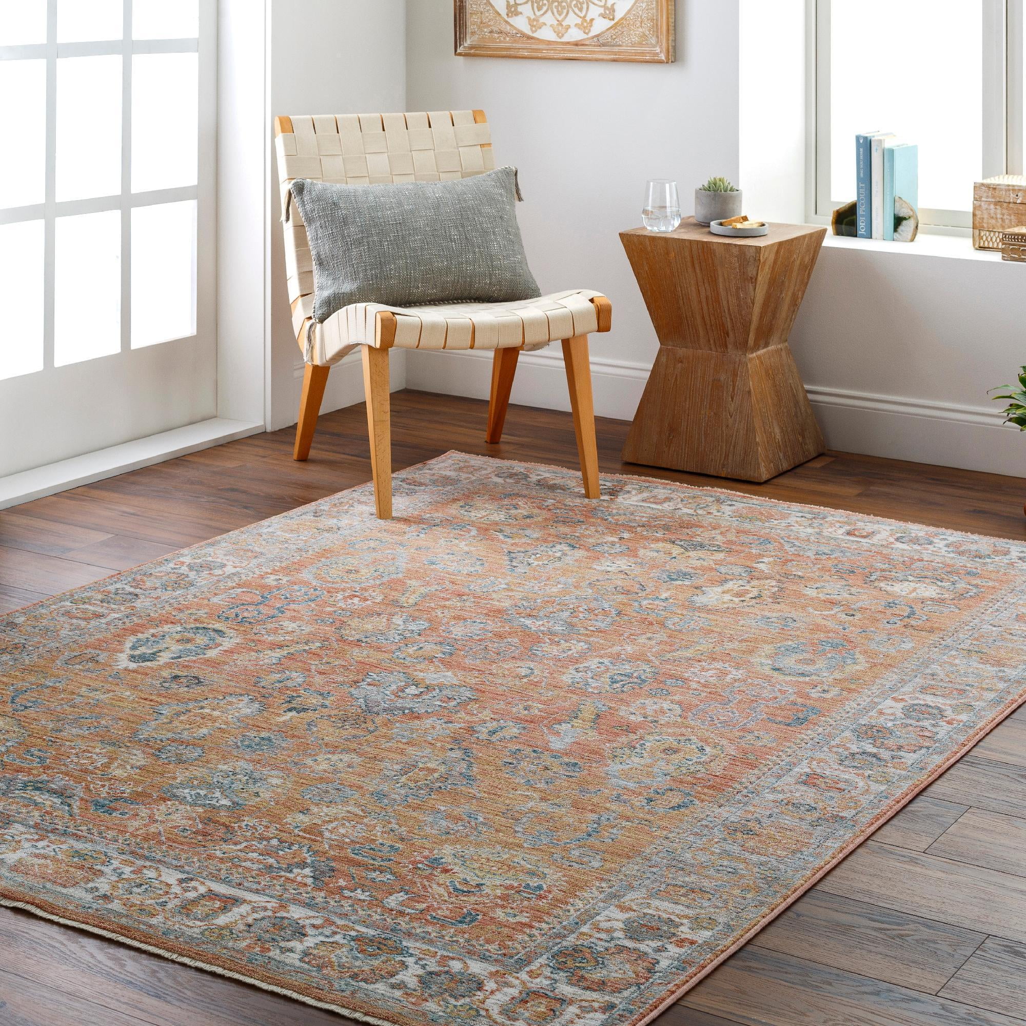 Mark&Day Area Rugs, 9x12 Fort Thomas Traditional Rust Area Rug (8'10" x ...