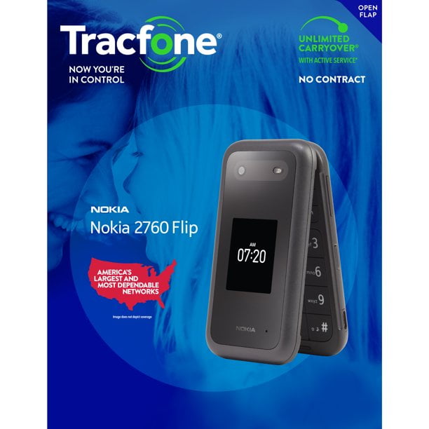TracFone Nokia 2760 Flip |4GB | Black Prepaid Flip Australia | Ubuy