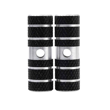 juguse 1 Pair Non- for slip Aluminum Foot Post Foot Bar Cylindrical ...
