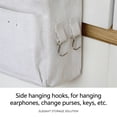 Fabric Hanging Organizer, Wall-Mounted Storage Pouch for Bedroom and ...