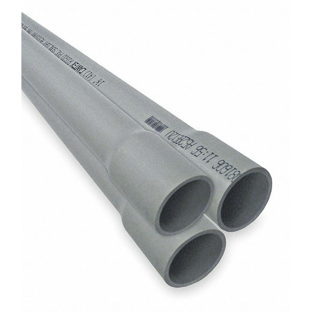 Cantex PVC Conduit,PVC,Trade Size 4in A52EA12 - Walmart.com