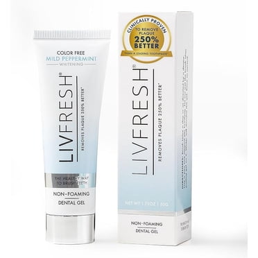 LIVFRESH Dental Gel by Livionex - Oral Freshener, 250% Better Plaque ...