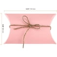 150 Pack 5.1 x 3.5 Inches Pink Pillow Boxes, Kraft Paper Gift Boxes ...