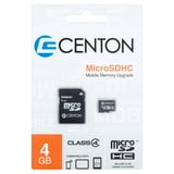Centon MicroSDHC Mobile Memory Upgrade 4 GB Flash Card - Walmart.com