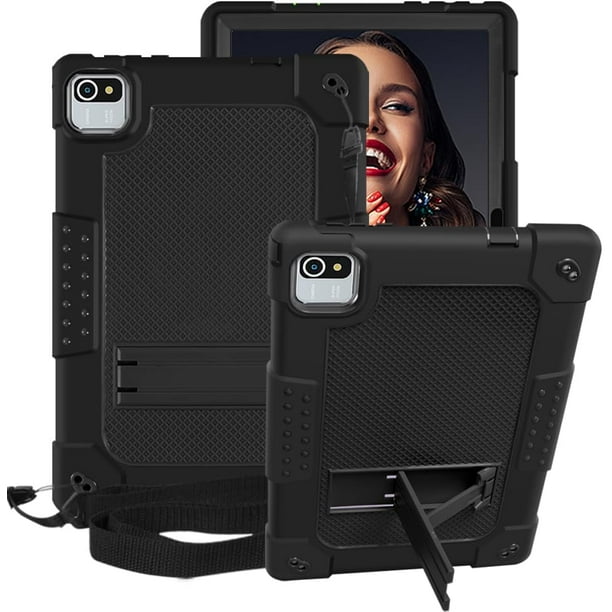 Kebiory Shockproof Kids Shoulder Strap Stand Hybrid Tablet Case for ...