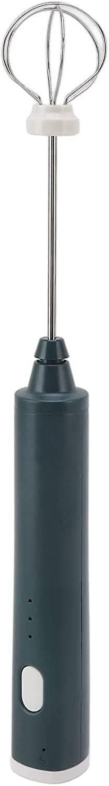 Mini batidora de mano eléctrica CHAO con USB recargable y 2 cabezales ...