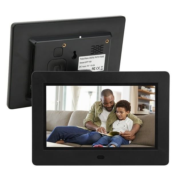 7 Inch 800x480 HD Photo Frame, Memory Card Operated Easy Operated ...