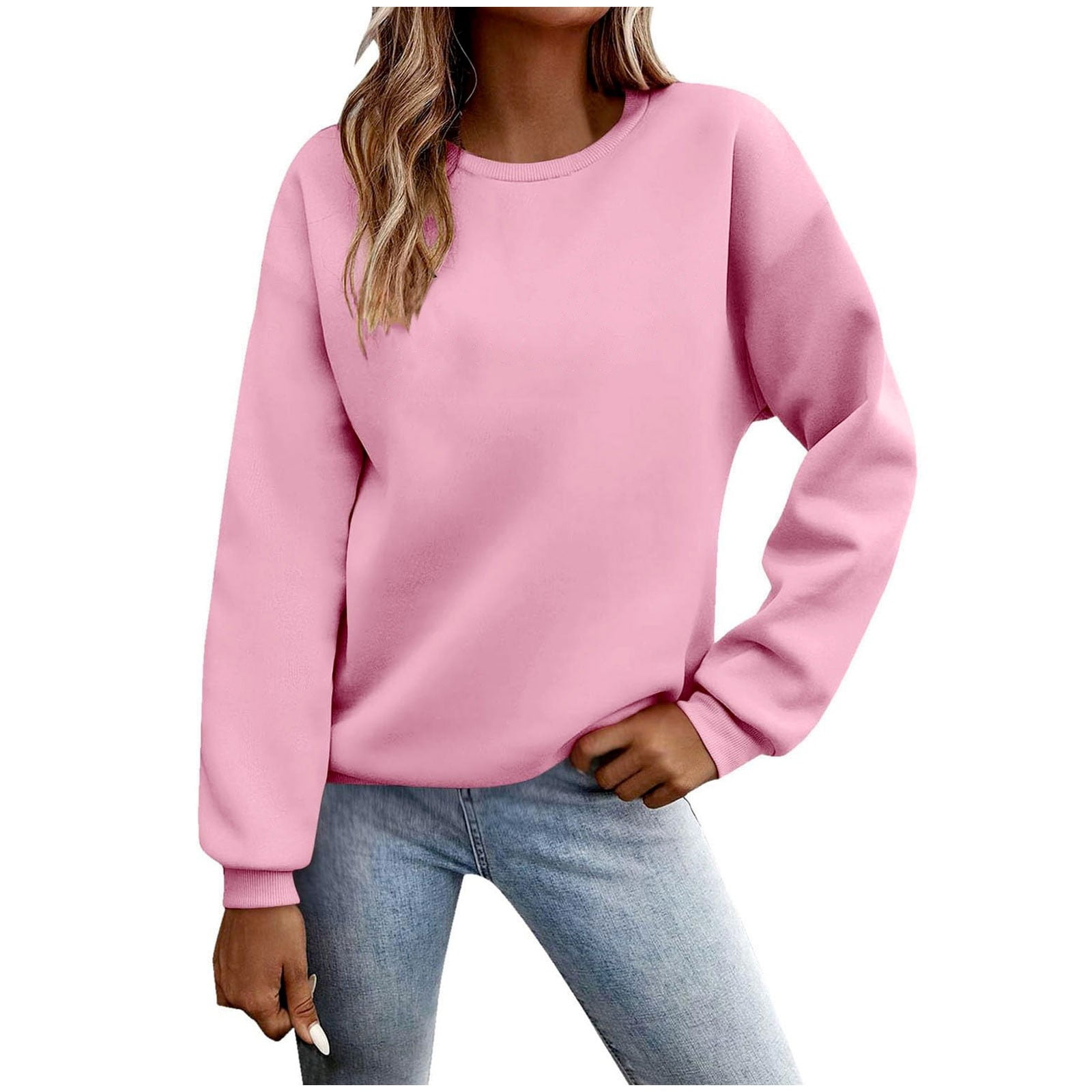 Click here for Cfhntfmh Crewneck Sweatshirts For Women Soft Fleec... prices