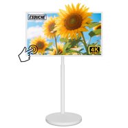 Wireless Portable TV on Wheels, Rolling Tablet with Smart Touch Screen ...