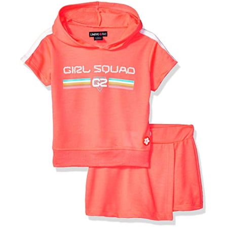 Limited Too Girls' Little 2 Piece Active Fashion Top and Skort Set ...