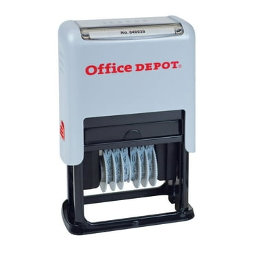 Office Depot Stamp Dater, Traditional Line Date Stamp Dater Size 1 1/2 ...