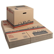 uBoxes Premium Large Moving Boxes, 18" x 18" x 24", Bundle of 10 with ...