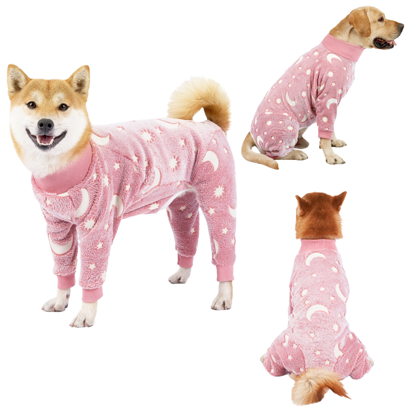Bobasndm Turtleneck Dog Clothes Pajamas,Autumn Winter Dog Jumpsuit Coat ...