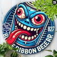 HELLOYOUNG Vintage Pabst Blue Ribbon Beer Metal Sign, Rustic Monster ...