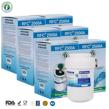 OnePurify RFC2500A6PK MWF Smart Water Compatible Refrigerator Filter (6 ...