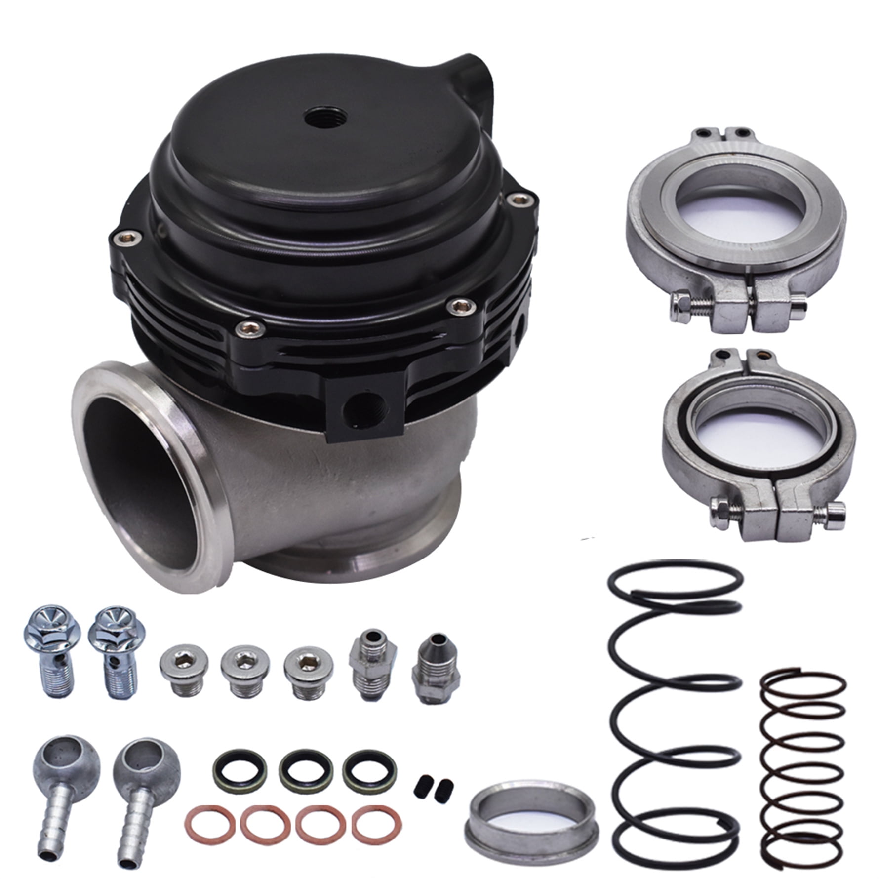 Labwork 44mm Wastegate Clamp for MVR V-Band Flange Turbo w/All Springs ...