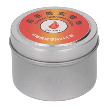 SE - Survival Candle - 3 Wicks, 36 Total Hrs., Soy Wax, Tin Box - OD ...