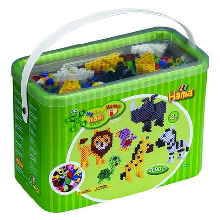 Hama - Maxi 3K Beads & Pegboard In Bucket | Walmart Canada