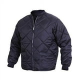 Diamond Quilted Flight Jacket, Navy Blue, XL - Walmart.com