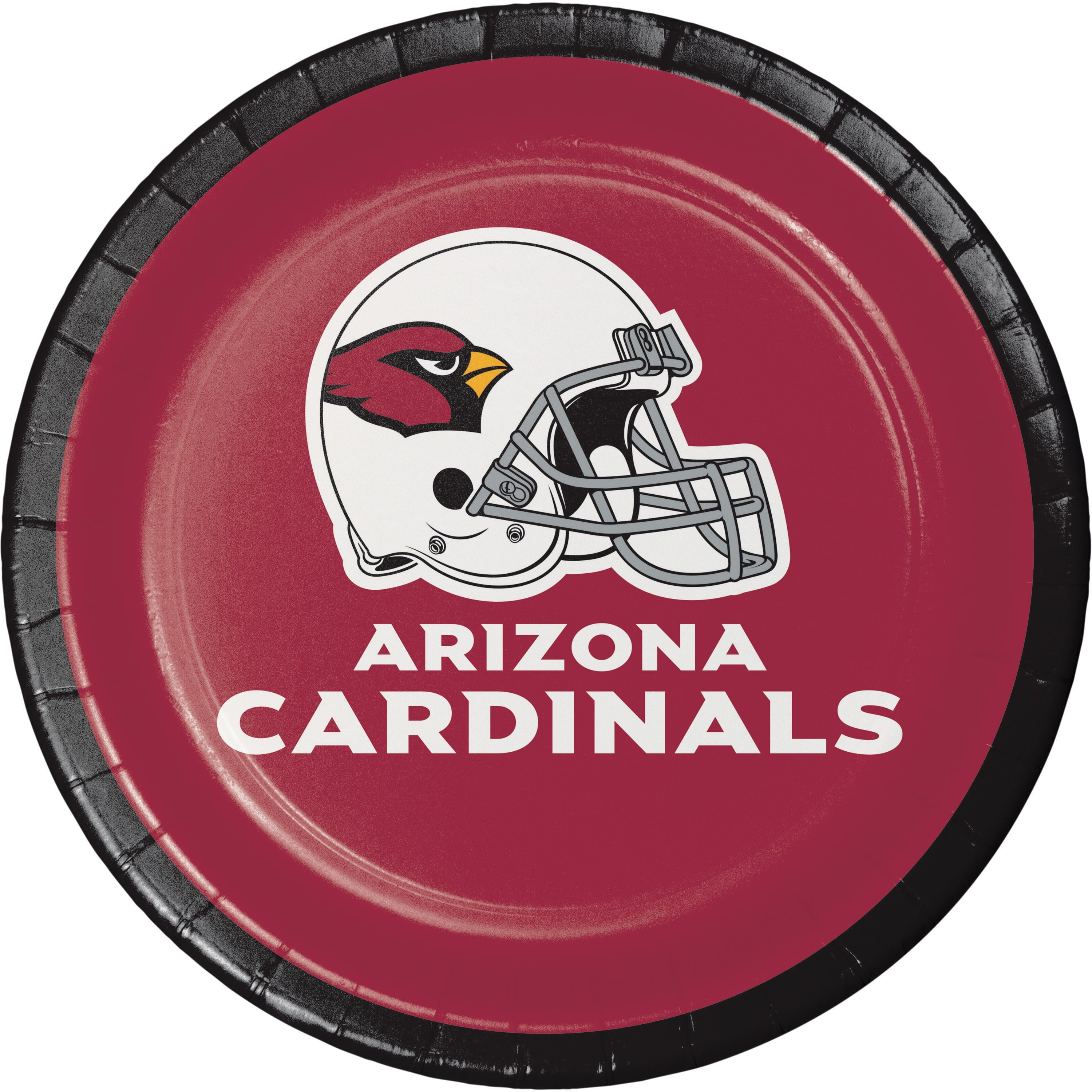 Arizona Cardinals Round Paper Dessert Plates 24 Count for 24 Guests ...