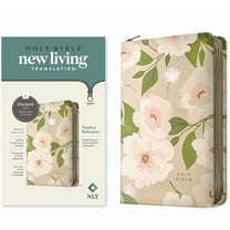 NLT Large Print Thinline Reference Zipper Bible, Filament Enabled ...