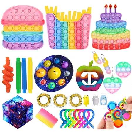 Fidget Packs Sensory Fidget Toys Set with Planet Pop , Stress Relive ...