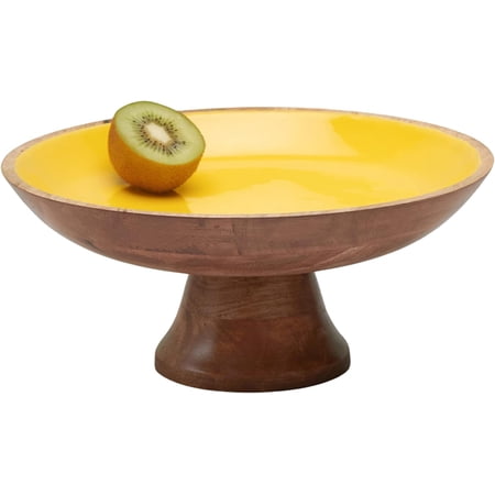Wooden Pedestal Fruit Bowl for The Counters or Decorative Fruit Stand ...
