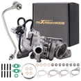 maXpeedingrods 667-203 Turbo Turbocharger Kit+Turbo Oil Feed Line Pipe ...