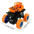 4WD Inertia Off-Road Stunt Car 360 Degree Rotating Friction Powered ...