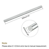 Uxcell 10mm Diameter 200mm Length Carbon Steel Rod Hard Shaft Solid ...