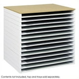 Safco Giant Stack Tray for 24" x 36" Documents in White (Set of 2 ...