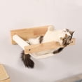 FUKUMARU Cat Hammock Wall Mounted Large Cats Shelf Holds up to 40 lbs ...