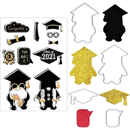 5 Piece Graduates Cutting Dies Accessory Include 4 Metal Cutting ...