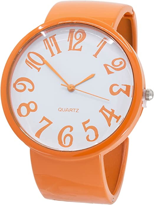 Blekon Collections Womens 42mm Case Analog Quartz Display Big Numbers ...