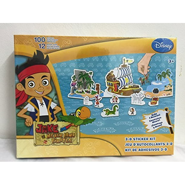 Disney Jake and the Never Land Pirates 3-d Sticker Kit - Walmart.ca