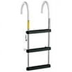 Garelick 3-Step Compact EEz-In II Anodized Aluminum Transom Ladder ...