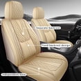 Car Seat Cover for LAND ROVER RANGE ROVER VELAR 2025, Beige Car Seat ...