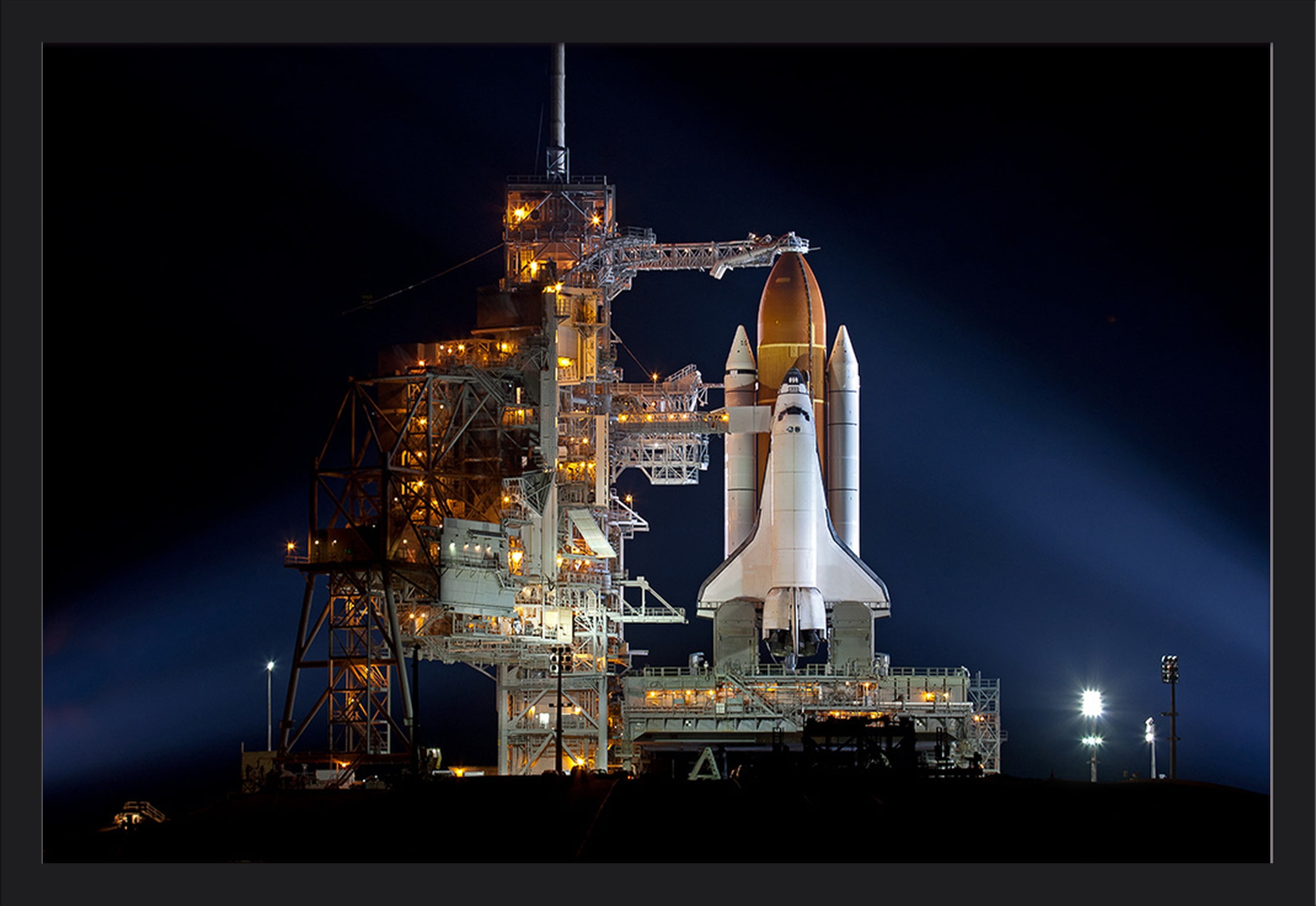 Space Shuttle Night Launch Photography