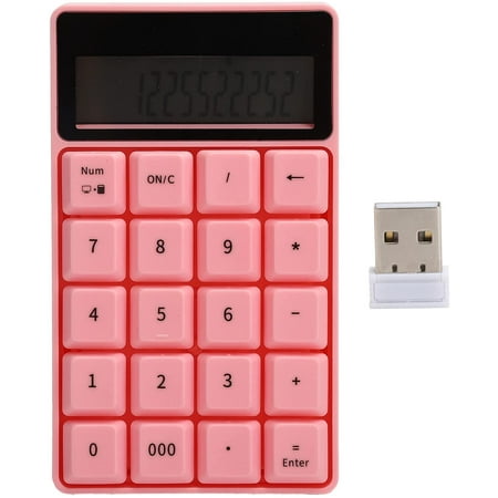 Number Pad,USB Numeric Keypad with Screen and Calculator Keyboard Mini ...