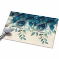 2x3 Peacock Feather Small Area Rug for Entryway, Washable Non Slip Low ...