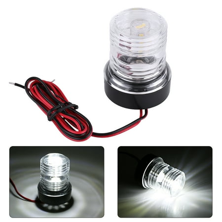 WALFRONT 12V Marine Boat Yacht Navigation All Round 360° White LED ...
