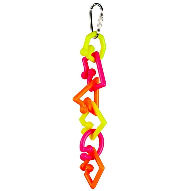 A & E Cage HB711 7 in. Happy Beaks Silly Links Bird Toy - Walmart.com