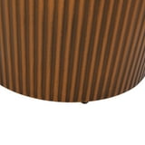 Noble House Bartram Metal Sunburst Side Table, Brushed Antique Bronze ...