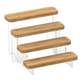 Clear Acrylic Display Riser Shelves Organizer Storage Display Case ...