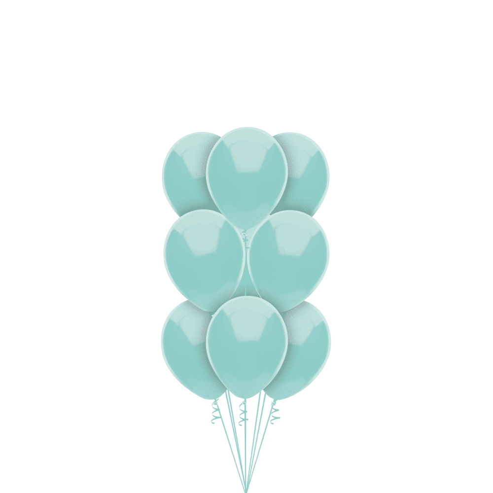 Teal balloons store