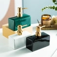 DQQ153 Ceramic Lotion Dispenser Bathroom Liquid Refillable Soap ...