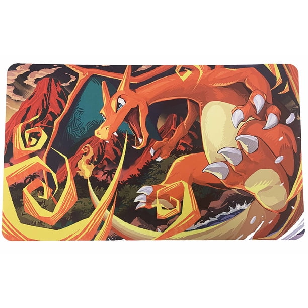 Pokemon Themed Playmat - Charizard - Fire Blast - Card Game Mat - Large ...