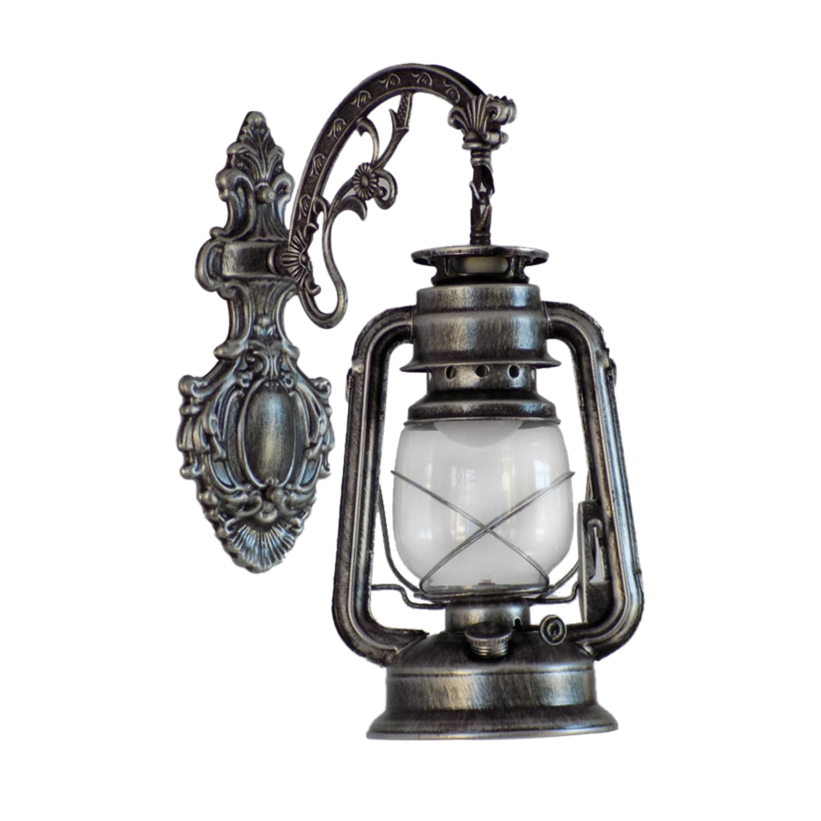 Lighting Modern Lantern Style Lamp Black Metal Home Decor for ...