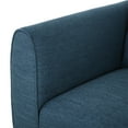 GDF Studio Seastar Contemporary Fabric 3 Seater Pillowback Sofa, Navy ...