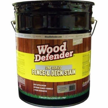 Standard Paints 5 Gallon Leatherwood Fence Stain - Wood Defender ...